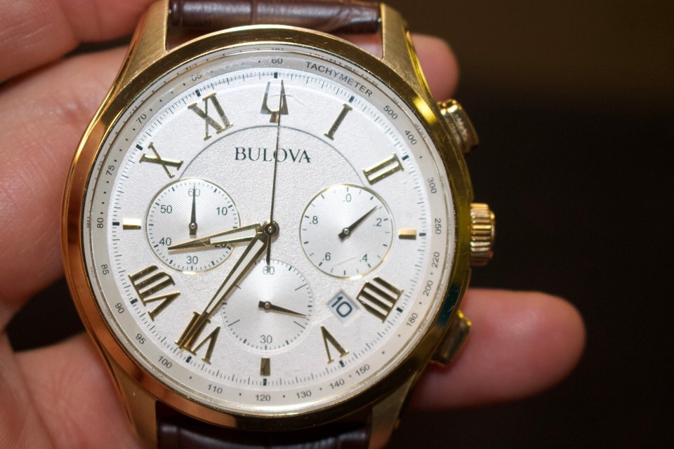 Bulova Men's Classic Wilton Chronograph Watch 97B169 **LOOK ** NEW ...