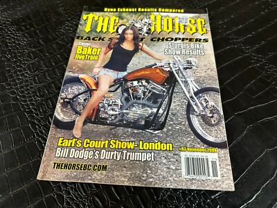 NOVEMBER 2008 THE HORSE BACKSTREET CHOPPERS vintage motorcycle magazine ...