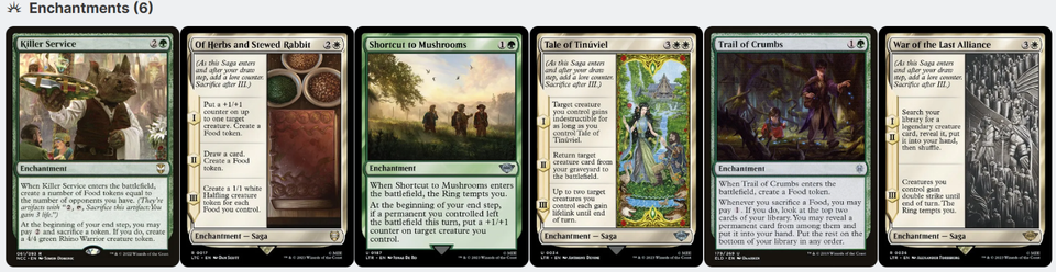 Samwise Gamgee LotR FOOD TOKENS Magic MTG Custom Commander Deck | eBay