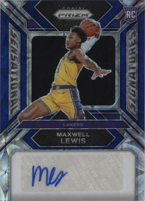 2023-24 Panini Prizm - Sensational Signatures Maxwell Lewis #SS-ML Blue ...