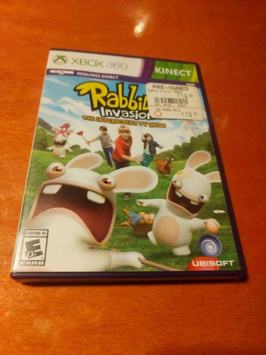 Rabbids Invasion The Interactive Game Microsoft Xbox 360 Ubisoft | eBay