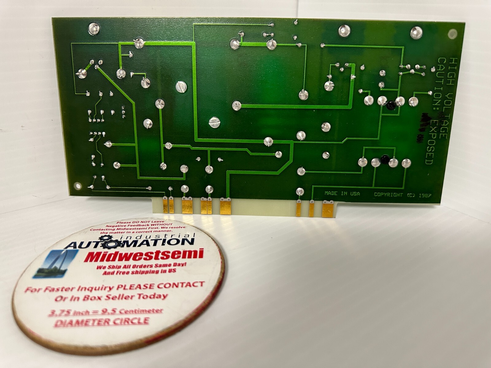 NEW SPRAYMATION TYPE 3 301649 DC GUN DRIVER PCB ASSEMBLY ID: 1431 SHIPS ...