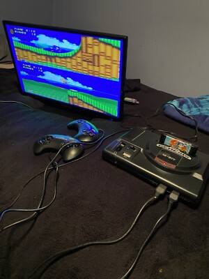 Sega Genesis Video Game Console Complete Excellent Condition Sonic All ...
