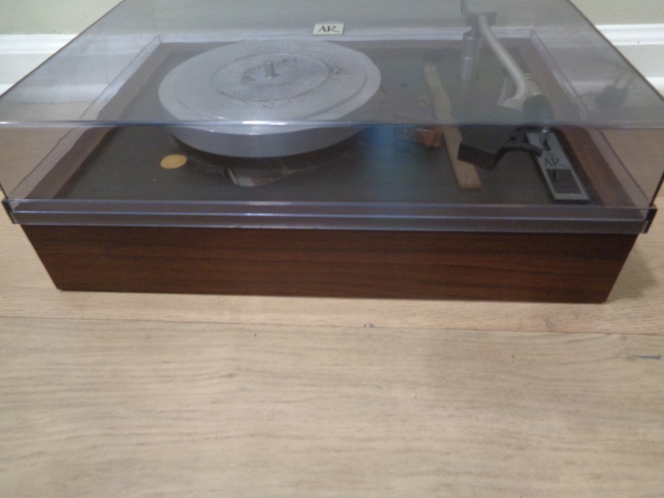 Vintage Acoustic Research AR Model XB Turntable & Dust Cover Parts ...