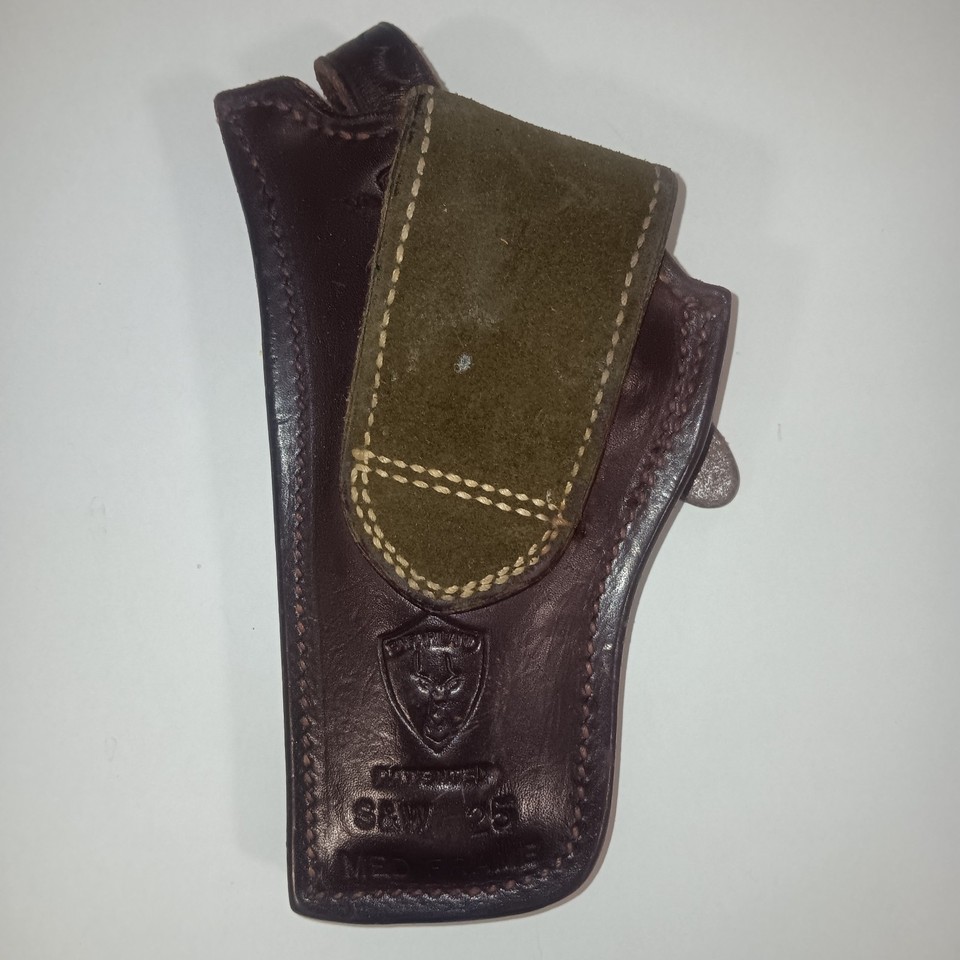 Vintage Safariland S&W 25 MD/FR Right Hand Basket Weave Holster ...