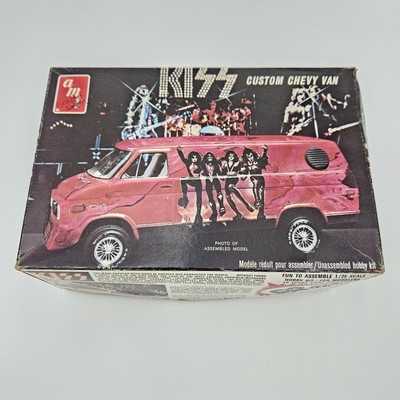AMT KISS 1977 Custom Chevy Van Model Opened Missing Pieces Read ...