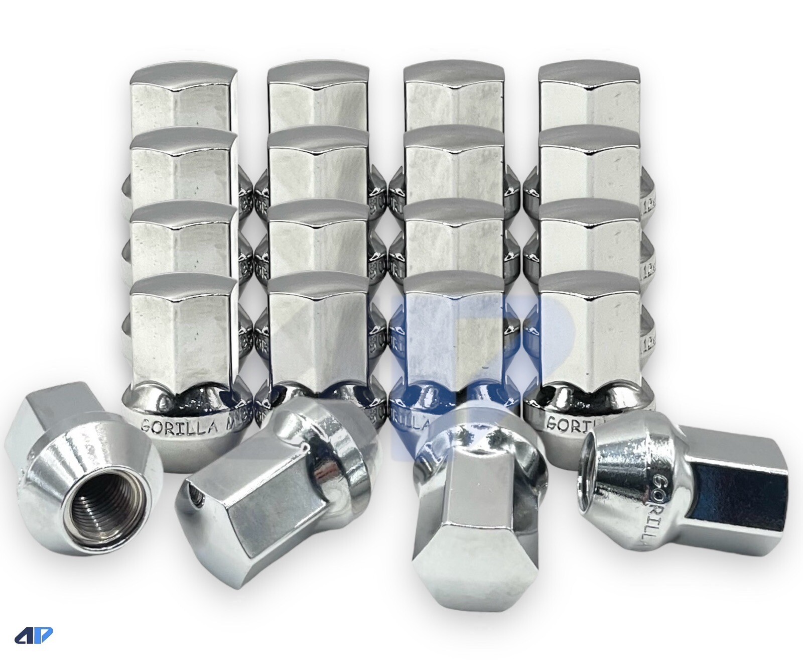 20pc Gorilla 12mm x 1.50 Chrome OEM Factory Style Acorn Ford Focus Lug 19mm Hex | eBay