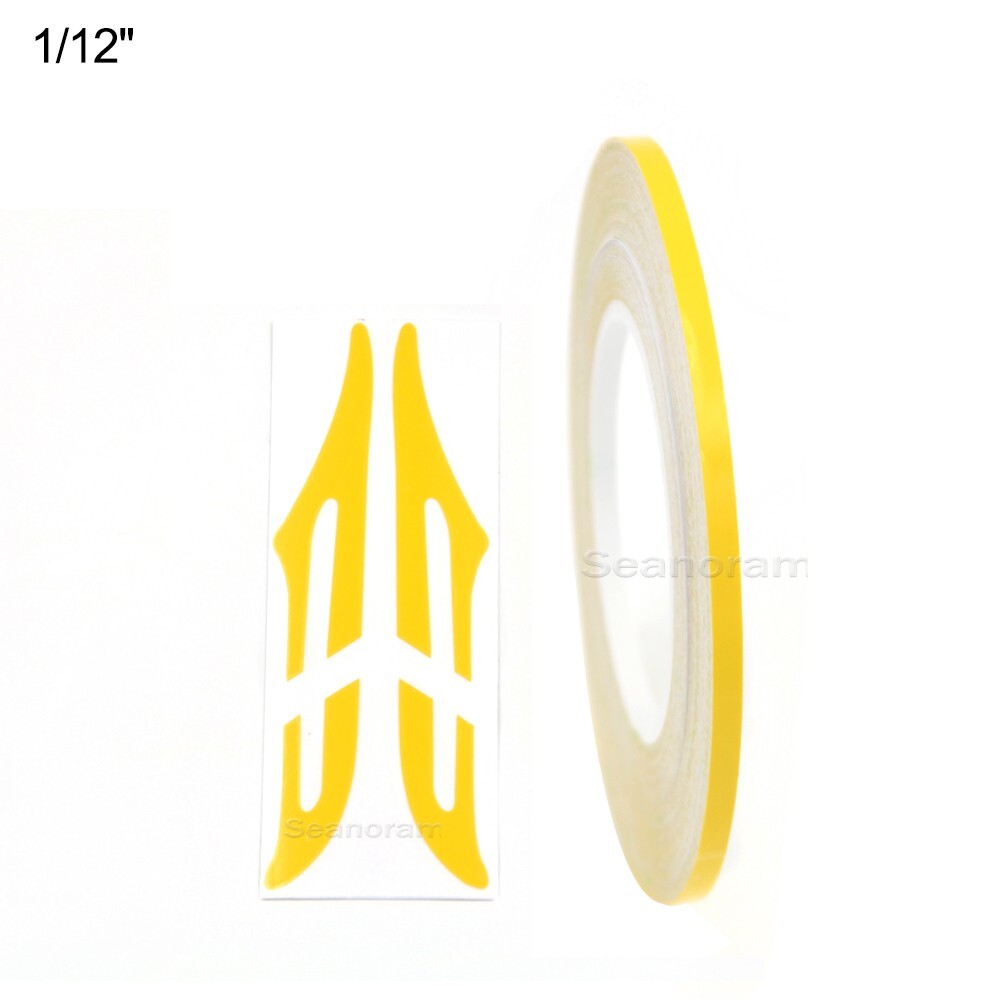 1/12" 2mm 32ft Yellow DIY Body Pin Stripe PinStriping Decal Tape Vinyl ...
