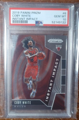2019-20 Panini Prizm Instant Impact #6 Coby White PSA Gem Mint 10 | eBay