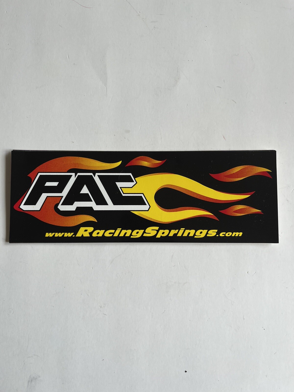 Original Vintage NOS PAC Racing Springs Sticker ~3.25x9.5” (6A) | eBay