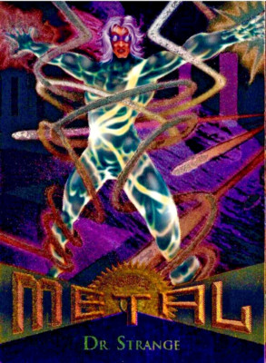 1995 Fleer Marvel Metal #58 Dr. Strange Silver Flasher | eBay