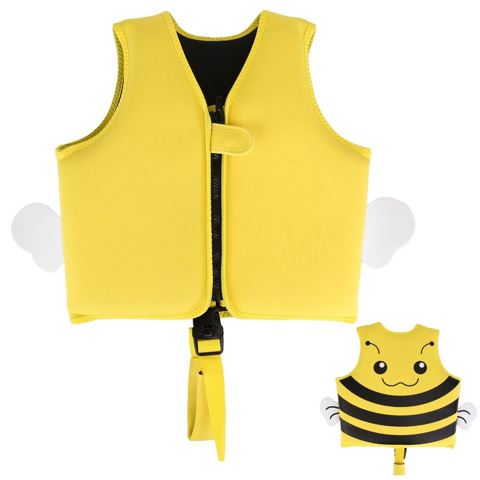 Float Vest Swim Vest for Toddlers Kids Swimming Aid Yellow Life Jacket ...