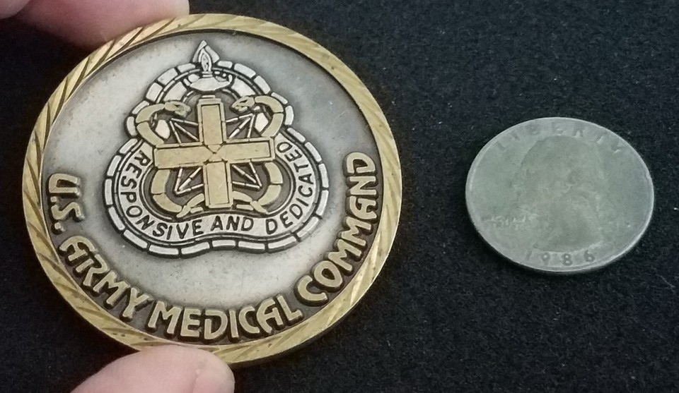 VINTAGE 3 Star General US Army Medical Command MEDCOM AMEDD Medic ...