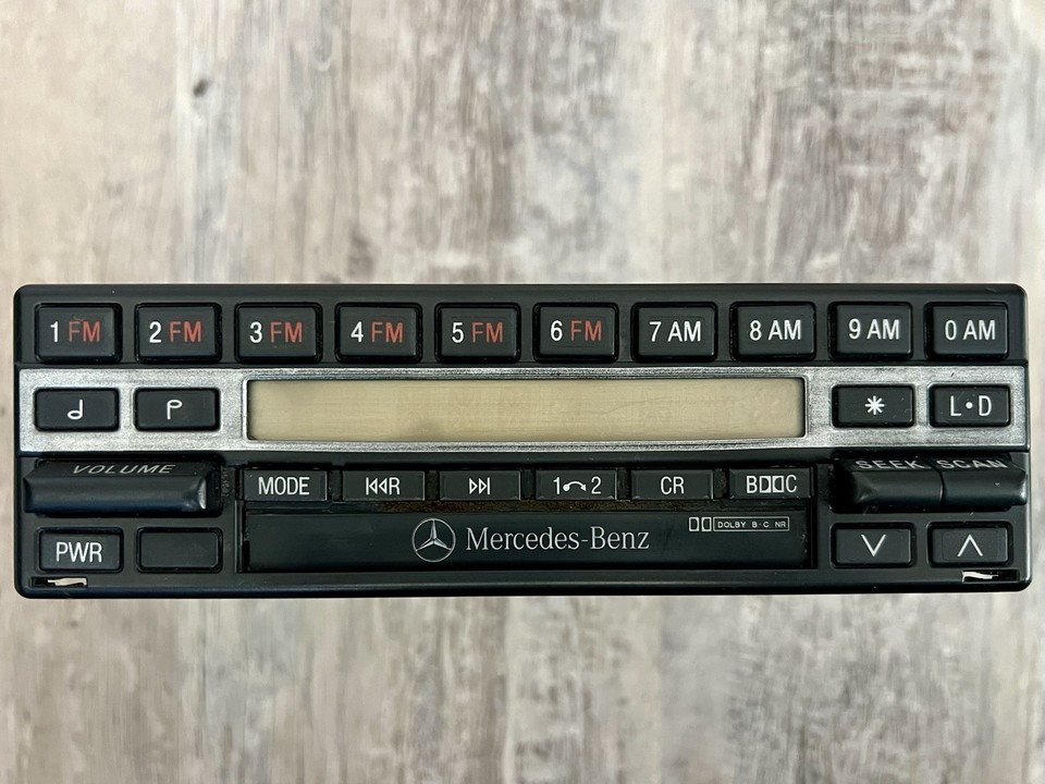 OEM R129 W126 W140 W124 MERCEDES OEM BECKER CASSETTE PLAYER RADIO GRAND ...