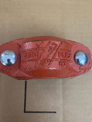 (3) 1-1/2" Victaulic Zero-Flex Style 07 Orange Enamel Coupling ...