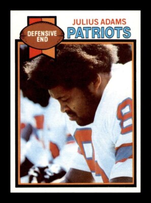 1979 TOPPS Football Trading Card #242 🏈 JULIUS ADAMS, New England ...