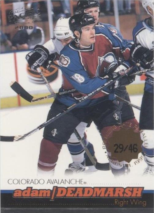 1999-00 Pacific - Adam Deadmarsh #101 Premiere Date /46 for sale online ...