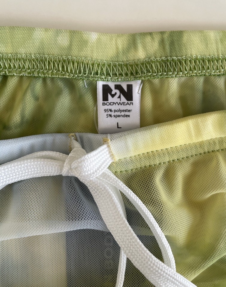 N2N Bodywear Men's AX52 Avalon X Sport Green Lavender Size L Drawstring ...