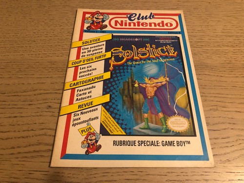 CLUB NINTENDO magazine - Volume 3 1991 Edition 4 - Solstice, Game Boy ...