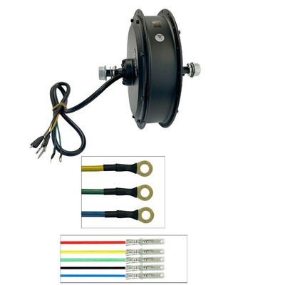 1 Set Hub Motor 142mm 4000W 72V 72V3000w Disc Brake/V Brake Junction ...