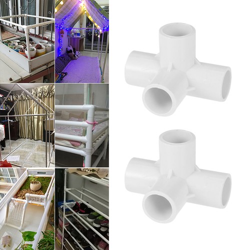 10PCS Joint PVC Links Fitting Water Pipe Connector (White) pipe fitting ...