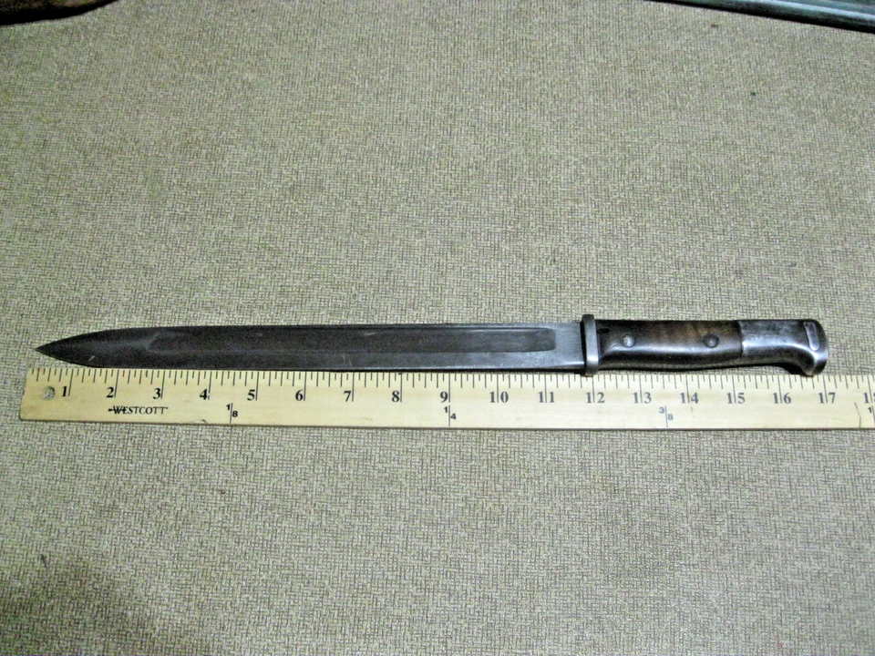 WW1 Imperial German S14 Bayonet -Mfg Bayard- Green Paint | eBay