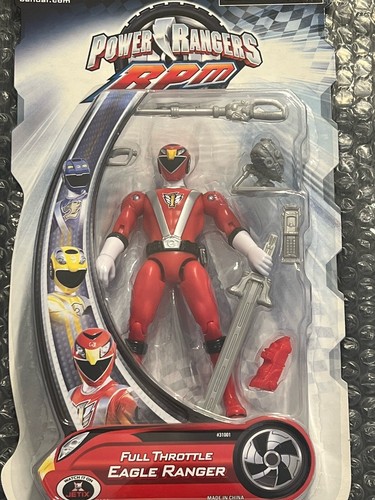 Power Rangers RPM Throttle Max Red Ranger Figure | eBay