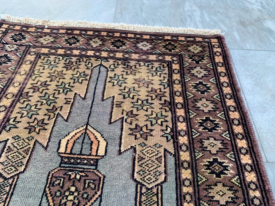 Vintage Afghan Handmade Traditional Prayer Rug Beautiful Décor Rug ...