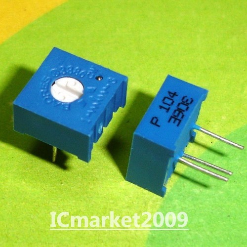 10 PCS 104-3386P 100K Ohm 104 3386p Trimpot Trimmer Potentiometer 3386P ...