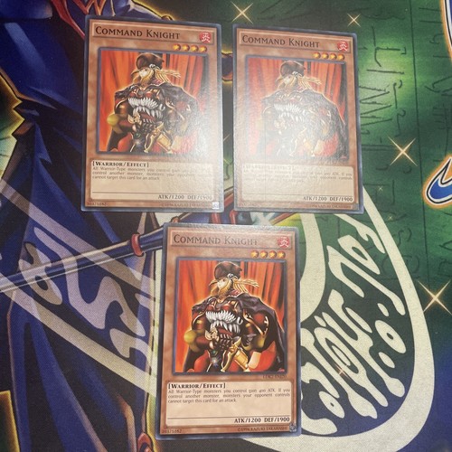 Yugioh! Command Knight x3 LDK2-ENJ20 Playset NEW Unlimited NM/M | eBay