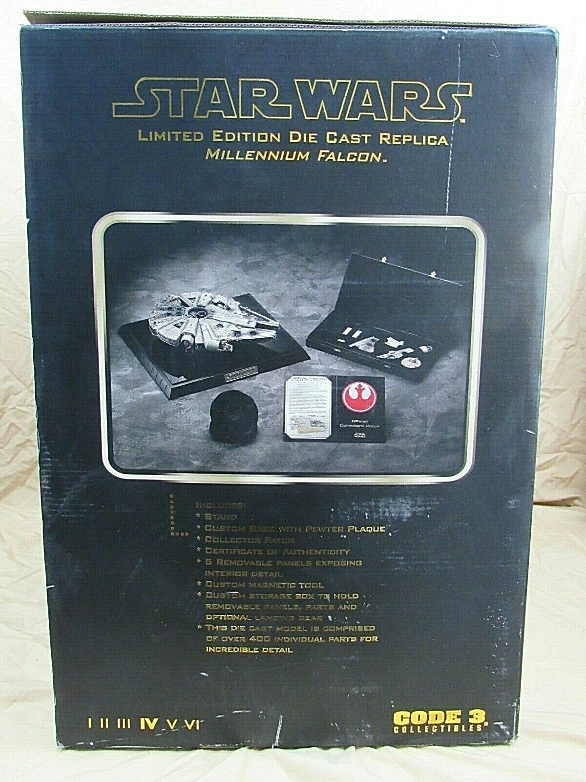 Star Wars Code 3 Collectibles Millennium Falcon Limited Edition Die ...