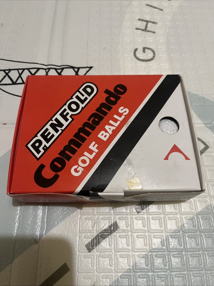 Penfold Commando Golf Balls, Vintage Pack, 12-Count Mint Condition ...