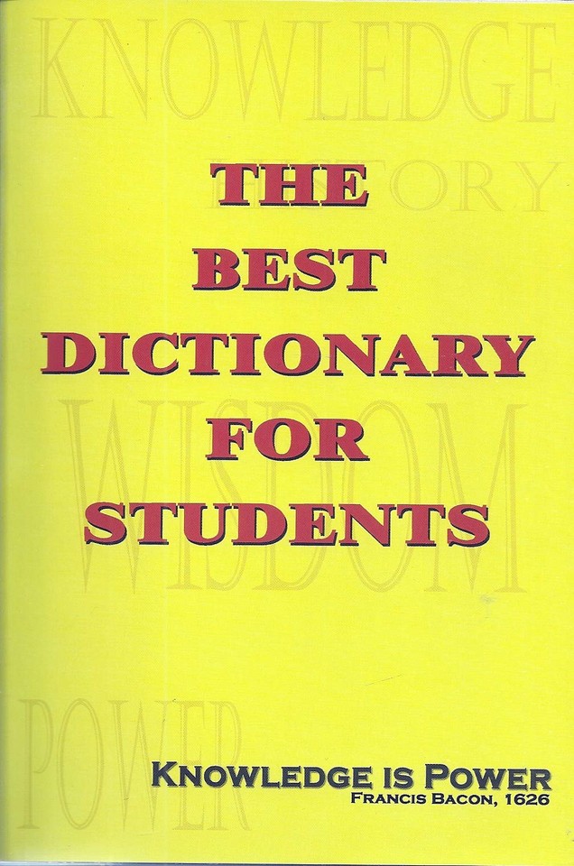 The Best Dictionary for Students - The Dictionary Project - Good - See condi... 9781934669280| eBay