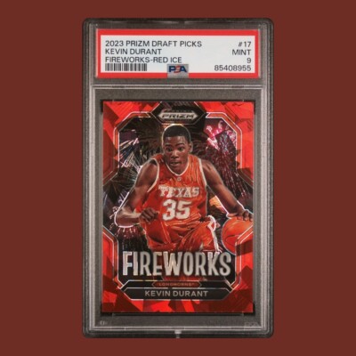 Kevin Durant 2023 Prizm Red Shimmer Fireworks | eBay