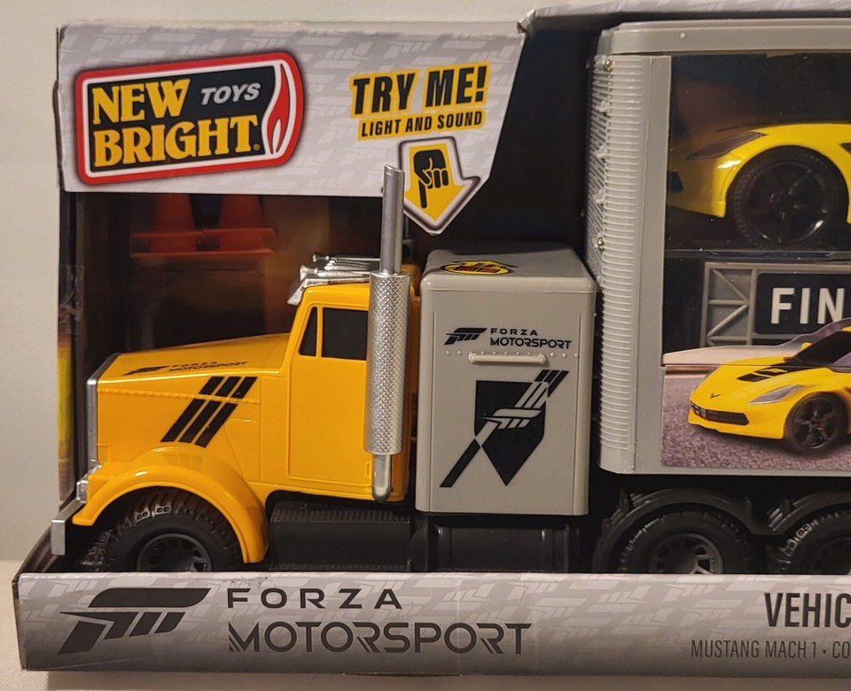 New Bright Forza Motorsport Hauler Set Vehicle Transport - 1:24 Scale ...