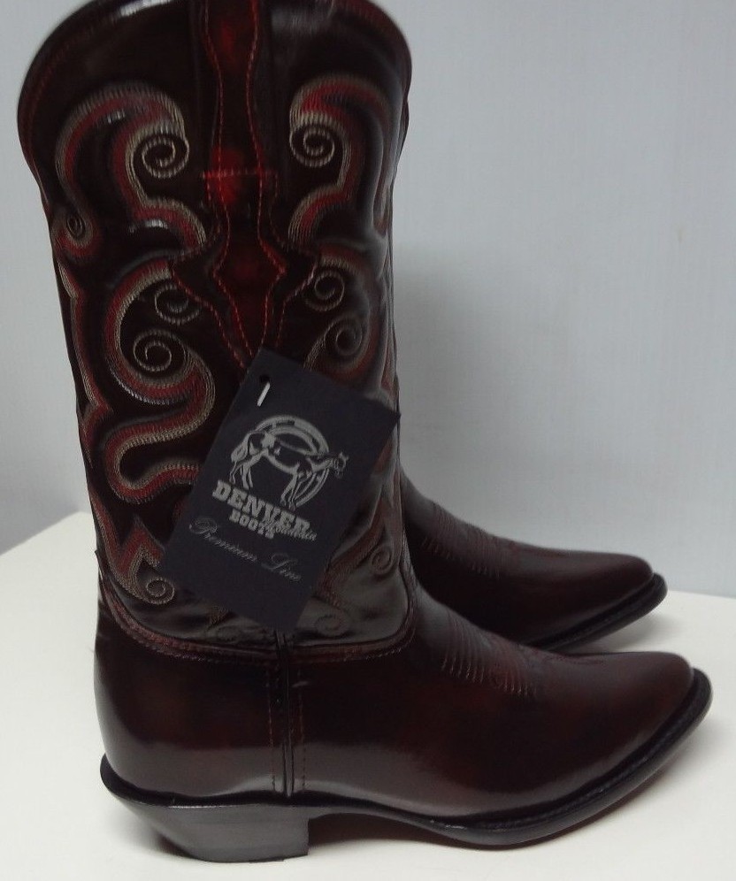 Men's cowboy boots genuine camaleon leather western C200 | eBay