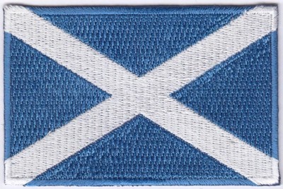Scotland Flag Embroidered Patches 3"x2" iron-on | eBay