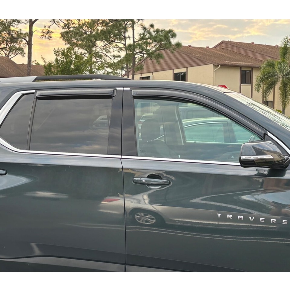 Vent shade Window Visors Guard Deflector for 2018-2023 Chevrolet Chevy ...