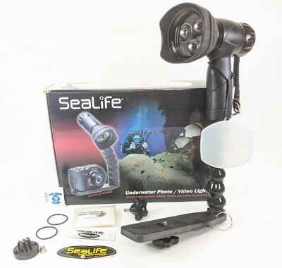 SeaLife SL980 Underwater Camera LED Scuba Dive Photo Video Light 3 X 3W ...
