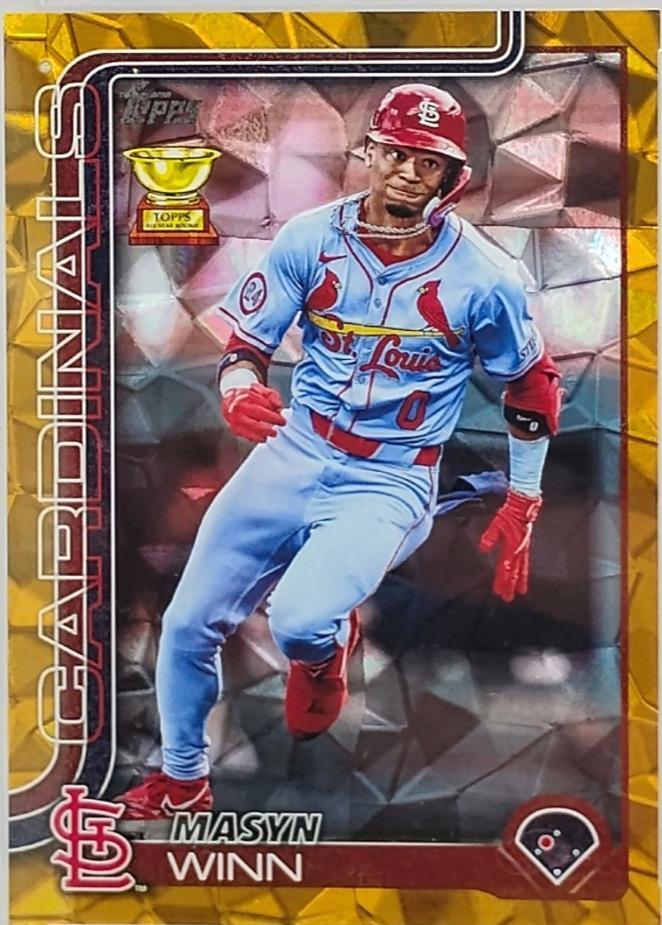 2025 Topps Series 1 - Masyn Winn #22 Gold Diamante /50 for sale online ...