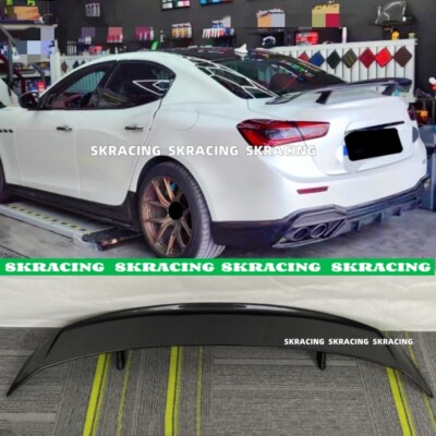 For 2014-2021 Maserati Ghibli Sedan Real Carbon Fiber GT Rear Trunk ...