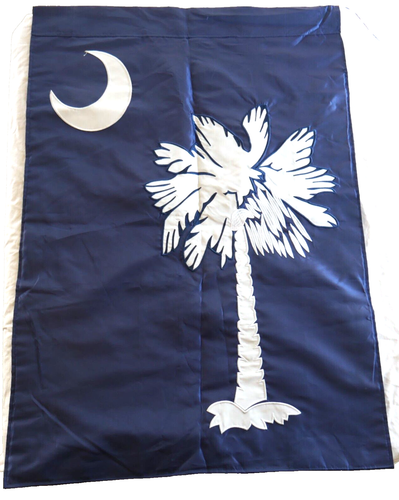 South Carolina blue palmetto tree flag embroidered room decor heavy ...
