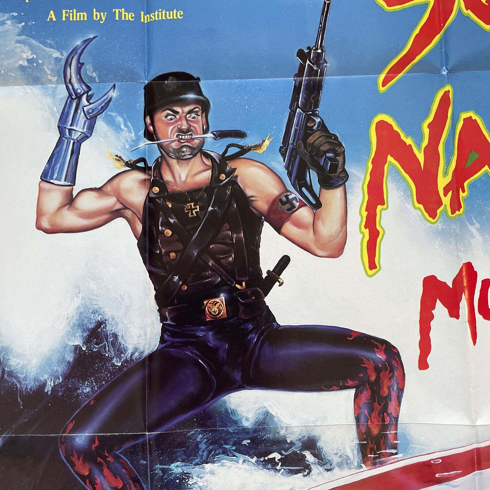 Surf Nazis Must Die original one sheet movie poster 1987 Troma | eBay