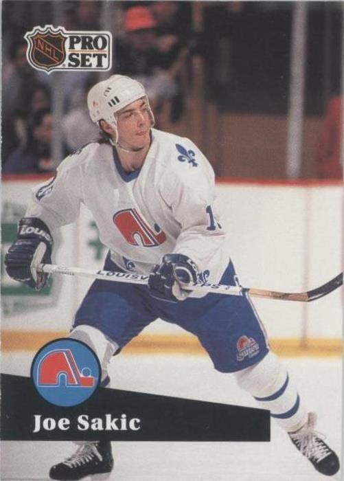 1991-92 Pro Set - Joe Sakic #199 for sale online | eBay