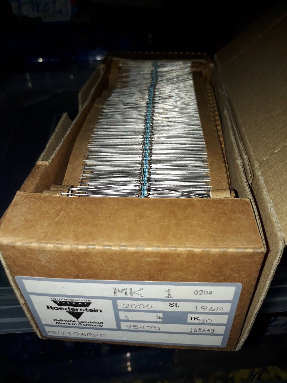 50pcs NOS ROE GERMANY MK1 196R 1% 1/4W HI END METAL FILM AUDIO ...