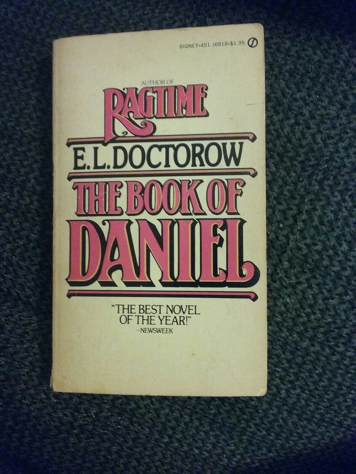 The Book Of Daniel By E. L. Doctorow Signet 451-J6918 | eBay