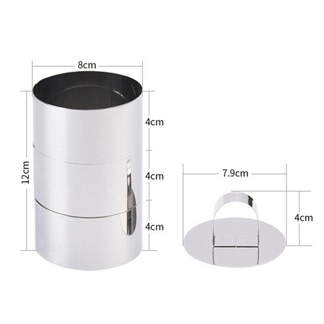 Professional Food Presentation Rings Set of 4 for Picture Perfect ...