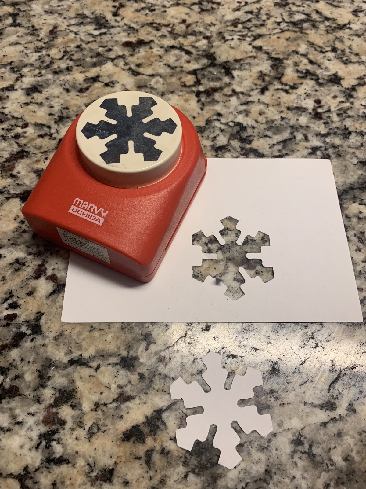 Marvy Uchida Snowflake Paper Punch JCP-25 1-inch in Case | eBay