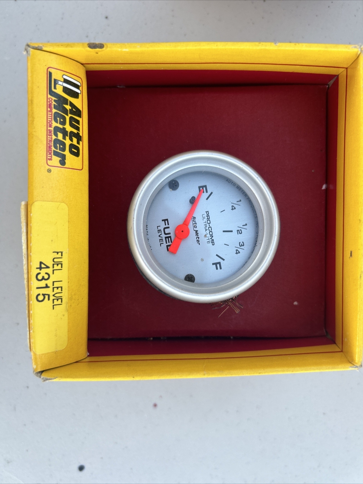 Vintage Old New Auto Meter Gauge Set | eBay