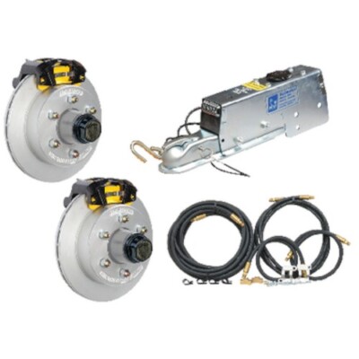 Dexter 10" Eliminator Vented Disc Brakes w/ Vortex Hubs Complete Kit ...